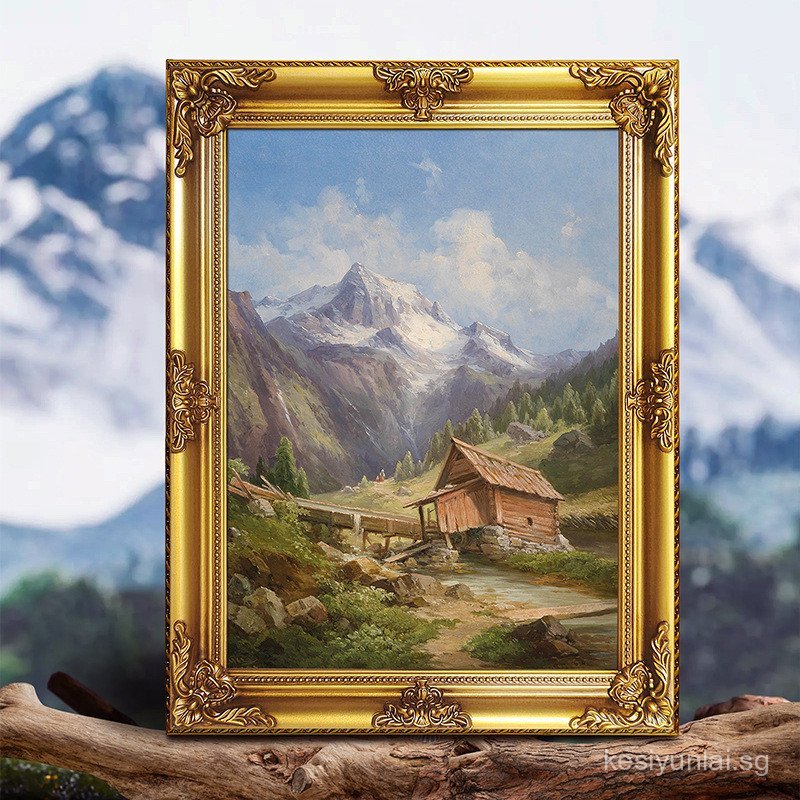 8N Vintage Oil Painting Frame Electric Meter Box Decoration Wedding ...