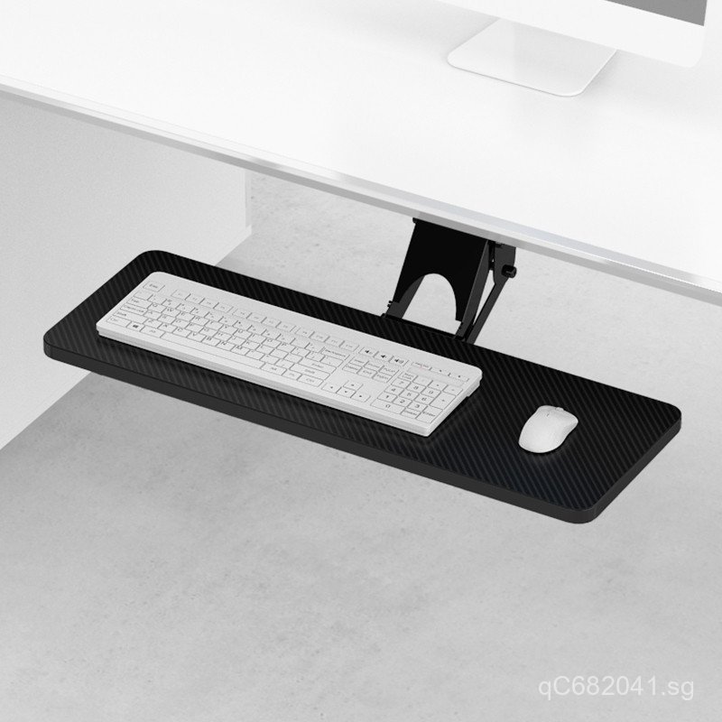 Under Desk Rotating cs Ergonomic Tray Bracket Drawer Keyboard Slide ...