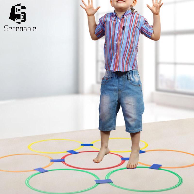 [Serenable] Hopscotch Game Portable Multi Colored Fitness Equipment ...