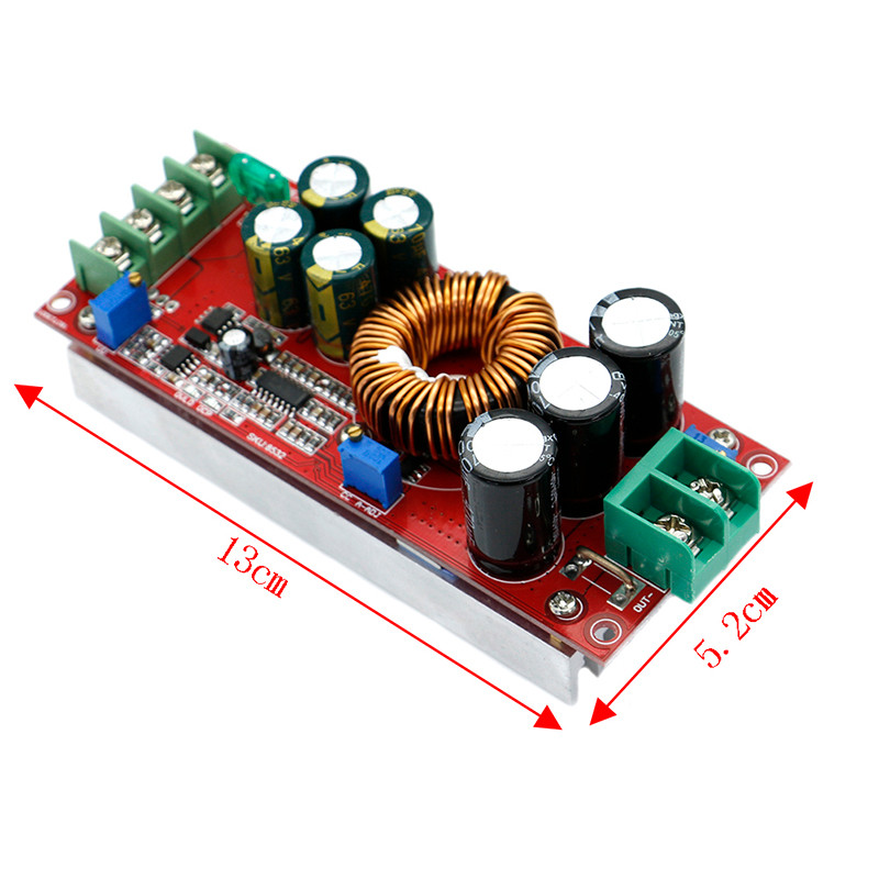 HENGHOME DC-DC Converter 20A 1200W Step up Buck Boost Module 8-60V to ...