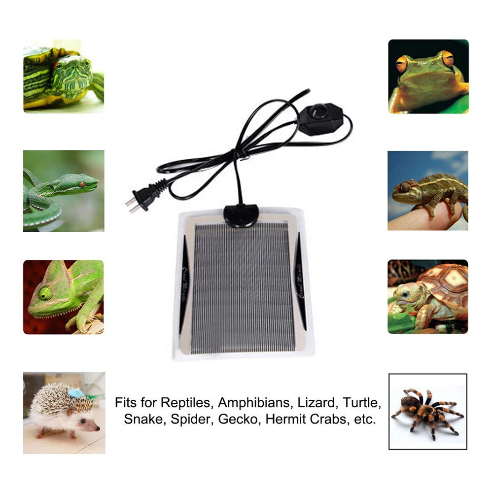 Reptile Heat Pad Temperature Adjustable Under Tank Heater For Turtle ...