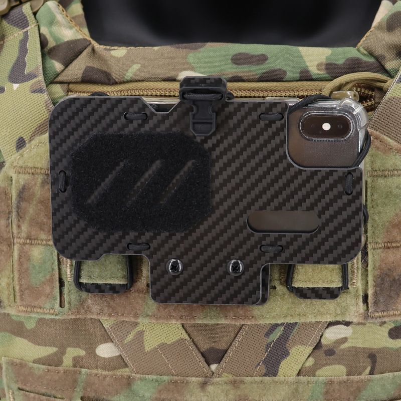 Tactical Vest MOLLE System Hanging Carbon Fiber Tactical Navigation ...