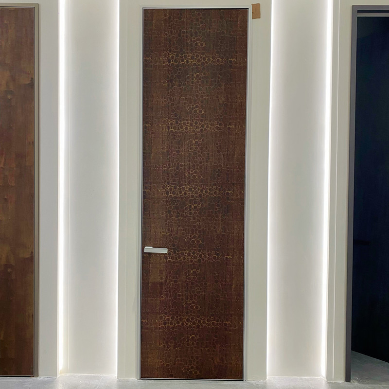 Viewing Area2.6Centimeter Light Luxury Minimalist Aluminum Wooden Door ...