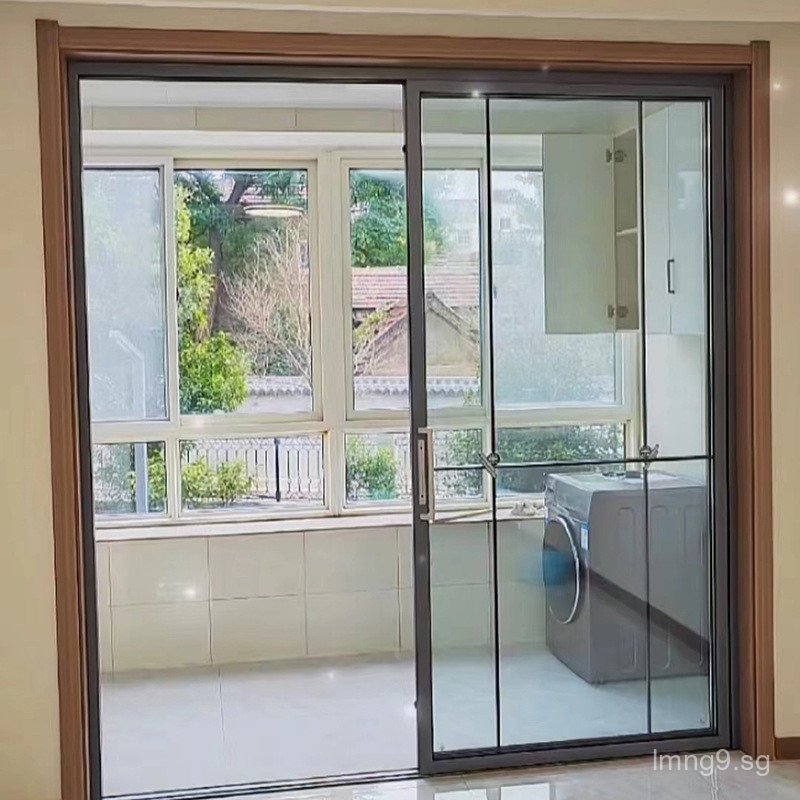 New Fashion Simple Double Track Two-Slide Door for Home Indoor Sliding ...