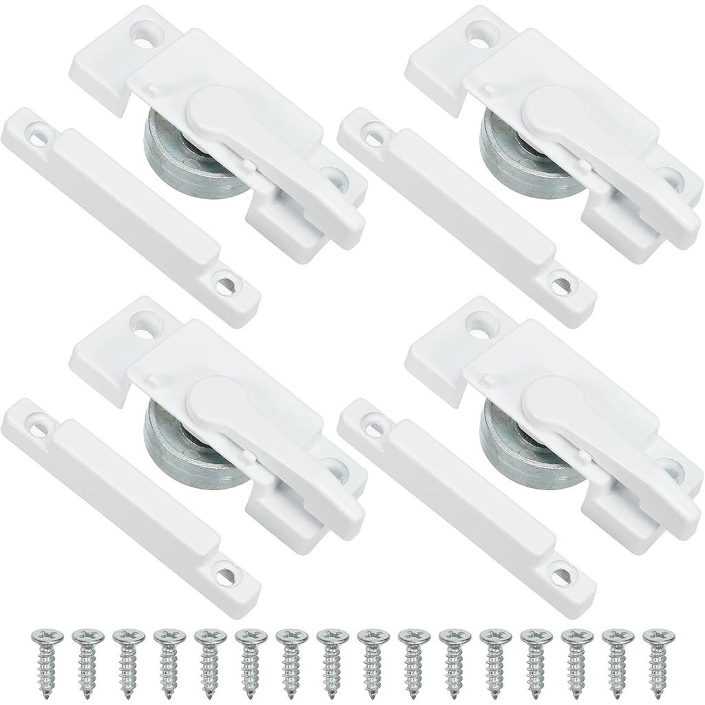 PATIKIL Window Sash Locks, 4pack Zinc Alloy Cam Action Window Locks ...