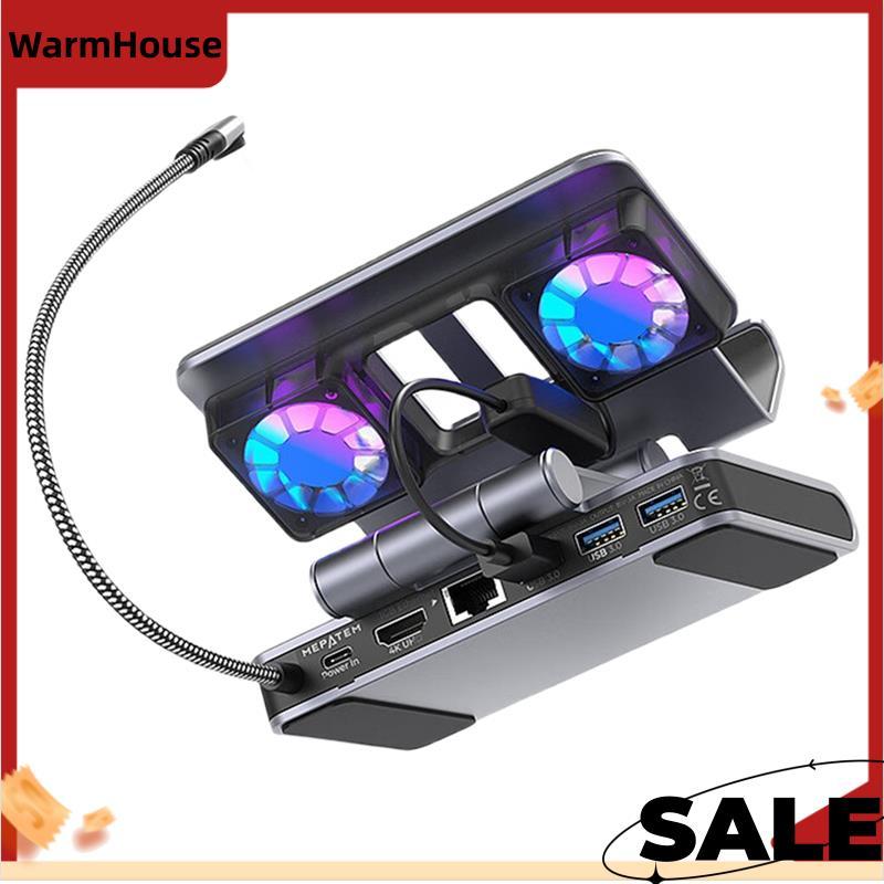 Fan for Docking Station 6-In-1 with Adjustable Stand, 4k, for Ally X ...