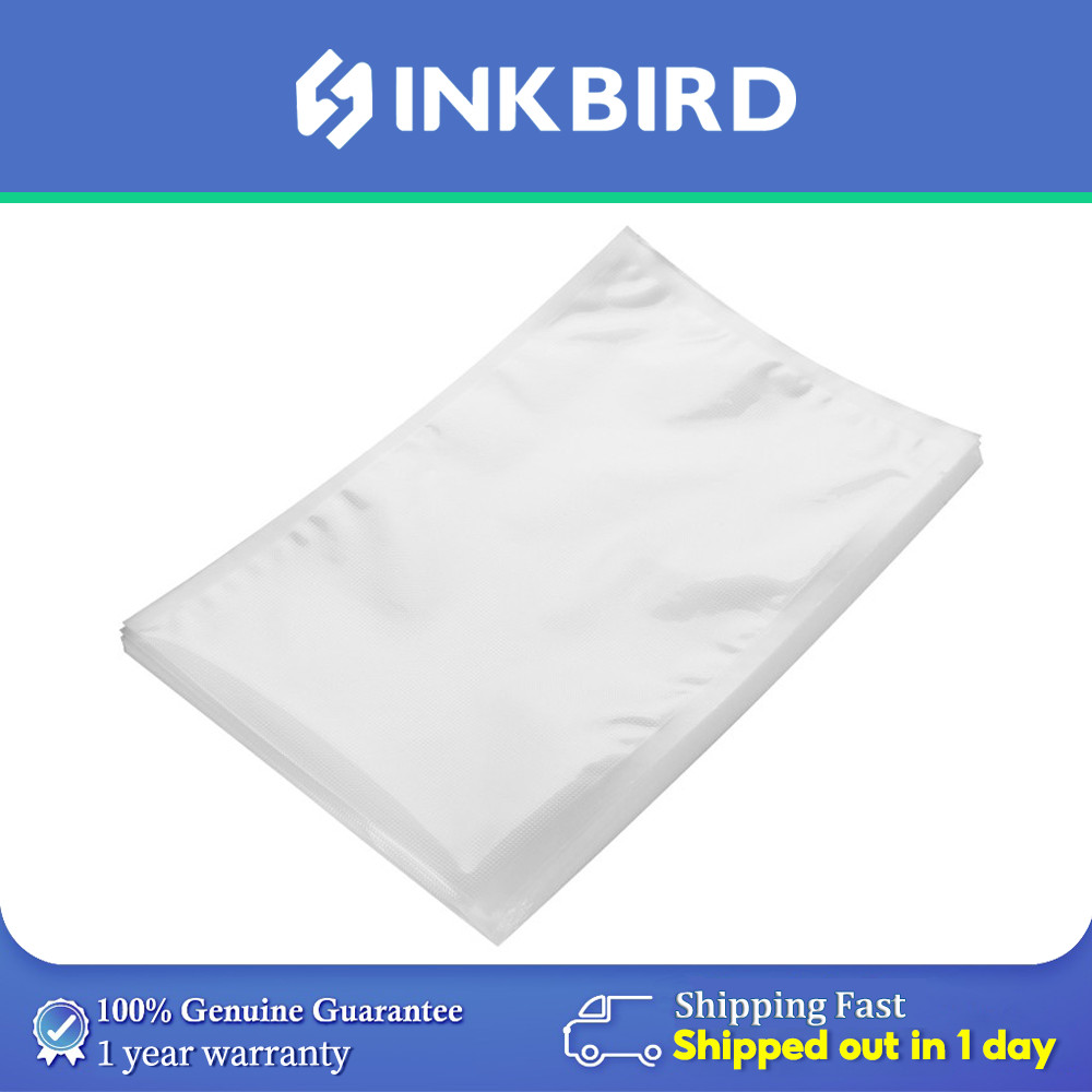 INKBIRD Firelex Vacuum Sealer Bags Pre-Cut Quart Size Food Storage Bag ...