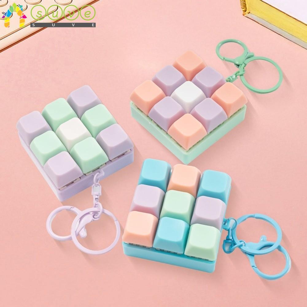 SUVE Keyboard Games Keychain, Anti Stress Finger Stress Relief 9 ...