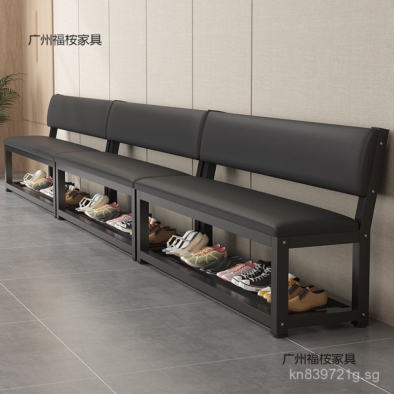 Small Sofa Waiting Chair Hair Salon Waiting Chair Rest Area Long Bench ...