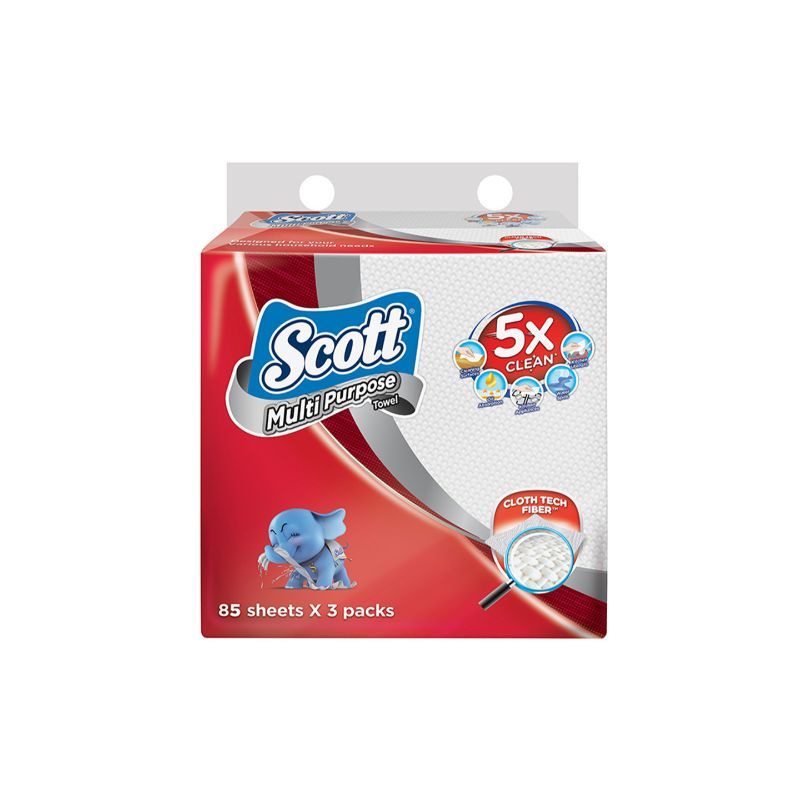 Scott Multi-Purpose Interfold Kitchen Towel 3X85S | Shopee Singapore