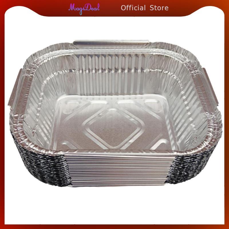 MagiDeal Disposable BBQ Drip Pans Aluminum Foil Grease Drip Pans ...