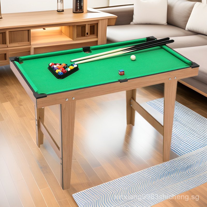 Children's Toy Billiard Table Mini Pool Table Wooden Indoor Educational ...