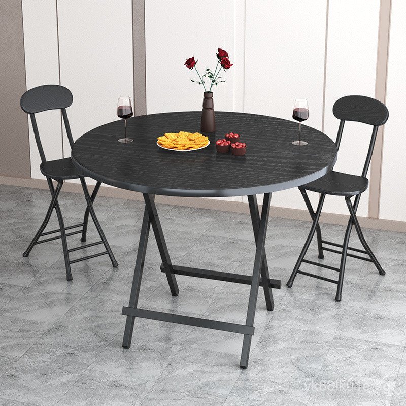 Simple Foldable Table Portable Handheld Small Apartment Dining Table ...
