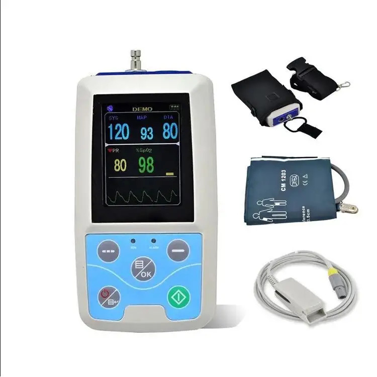 New JYTOP 24-Hour NIBP Holter ABPM50 Dynamic Blood Pressure Monitoring ...