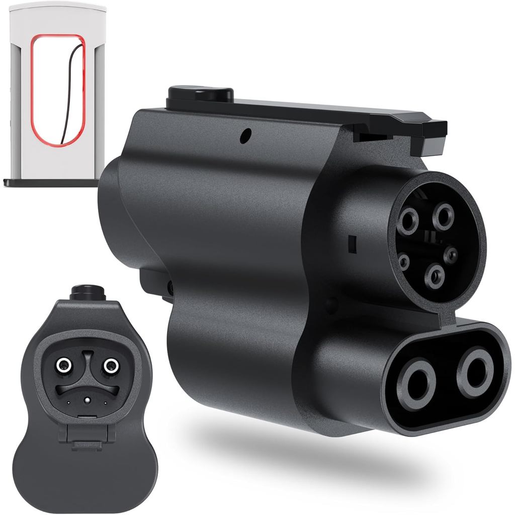 RUTU NACS to CCS Adapter, MAX 500A 1000V, Fast Charge CCS1 EV at Tesla ...