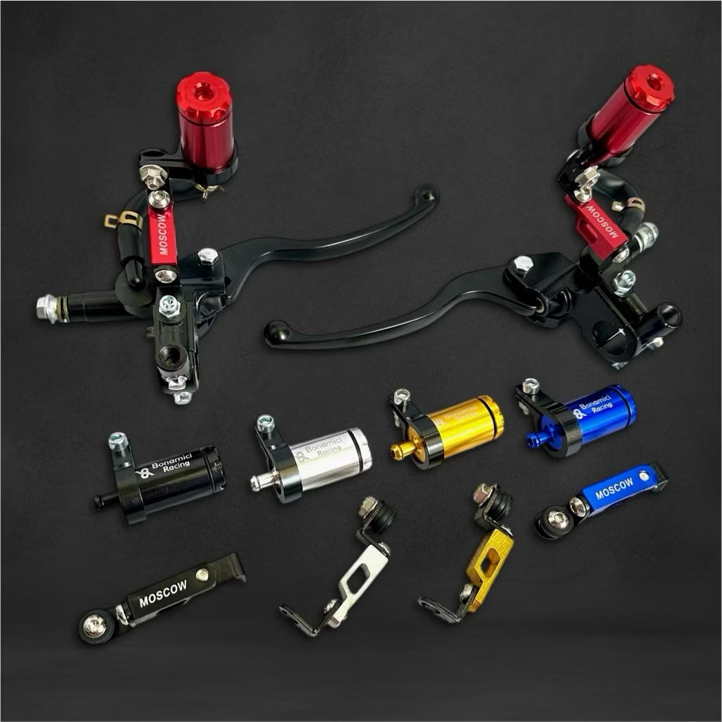 BONAMICI RACING DOUBLE TUBE BRAKE MASTER + FULL CNC UNIVERSAL OIL TUBE ...