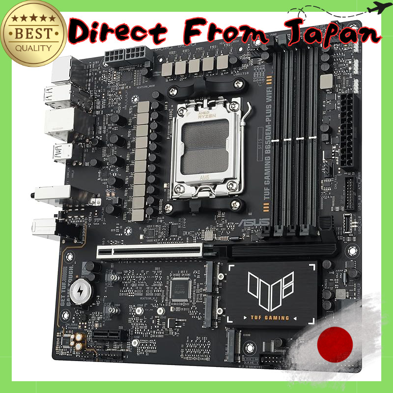 ASUS AMD B650 chipset Ryzen desktop processor compatible AM5 micro-ATX ...