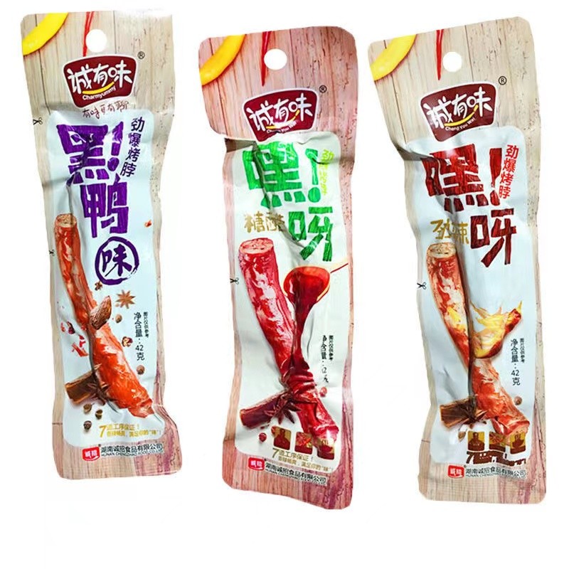 Cheng Flavor 42g Roasted Neck Black Duck Duck Neck Hey Duck Neck Hot ...
