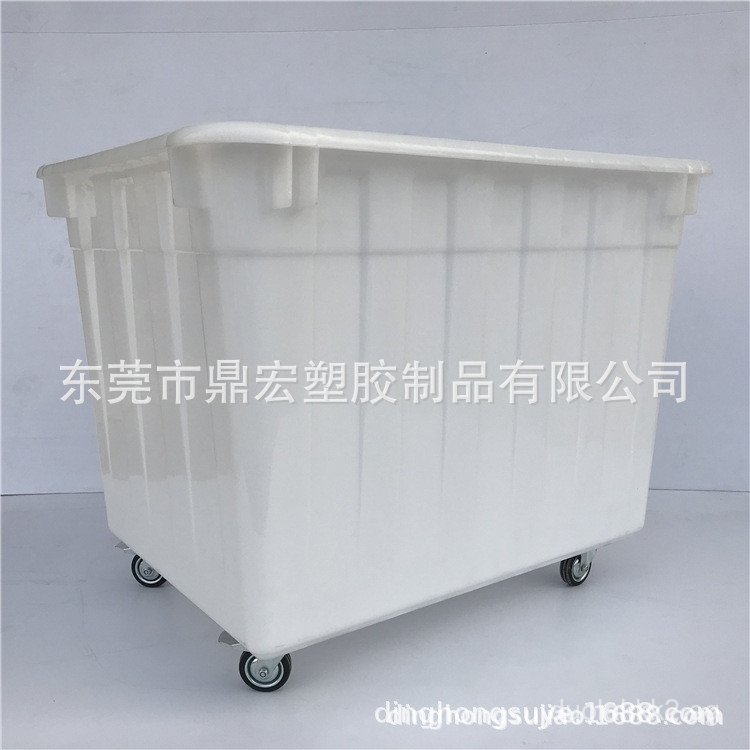 400L Thickened Plastic Water Tank with Wheels and Lid Storage Transport ...