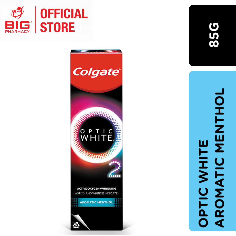 COLGATE TOOTHPASTE OPTIC WHITE AROMATIC MENTHOL 85G | Shopee Singapore