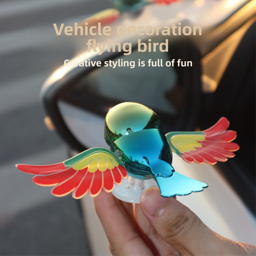 Eye-catching Must-have, Accompany Flying Bird Movable Wings, Car+Helmet ...