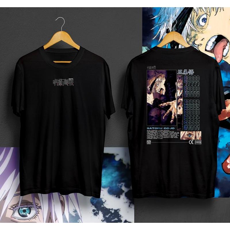 Original ORUKA DISTRO T-Shirt Cotton Blend Fabric Anime Model JUJUTSU ...