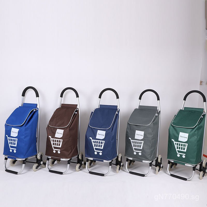 Portable Shopping Cart Small Pull Cart Grocery Cart Luggage Cart ...