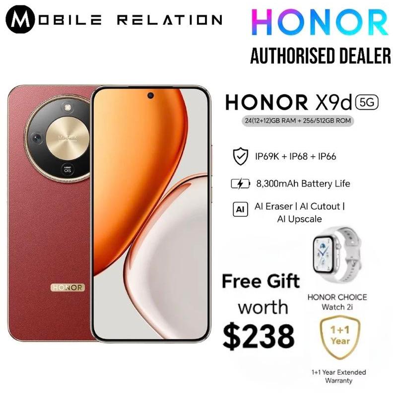 HONOR X9d 5G Smartphone 24(12+12)GB+256/512GB 108MP OIS+EIS | OLED ...
