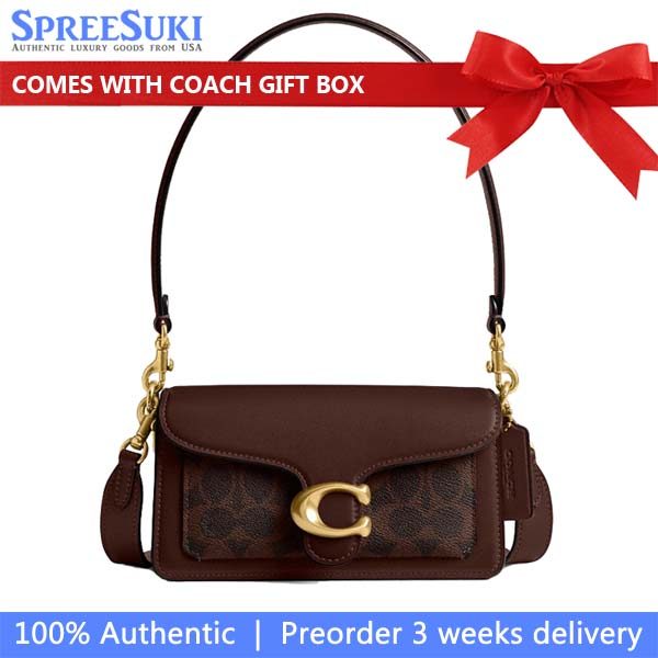 Coach Handbag In Gift Box Tabby Shoulder Bag 20 In Signature Canvas ...