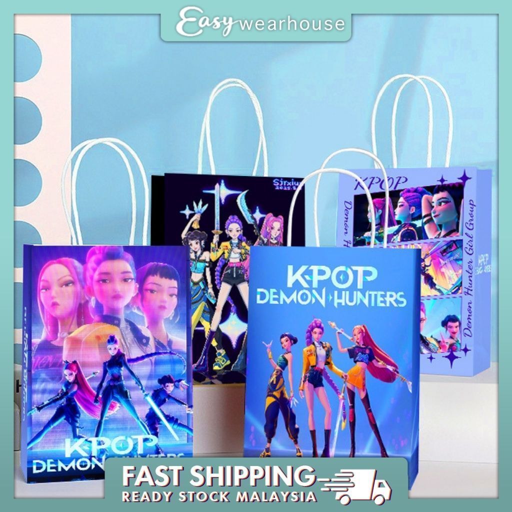 Easy Wearhouse KPDH KPop Demon Hunter Paper Gift Bag Birthday Party ...