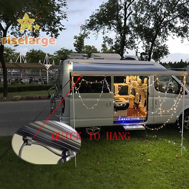 [RiseLargeS] 10Pcs Camping Awning Hook Clips Caravan Camper String ...