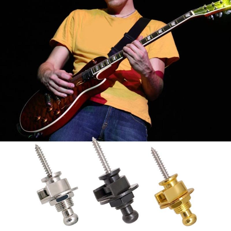 NEX 2 Pack Guitar Strap Lock Buttons Guitar Hardware Strap Lock Buttons ...