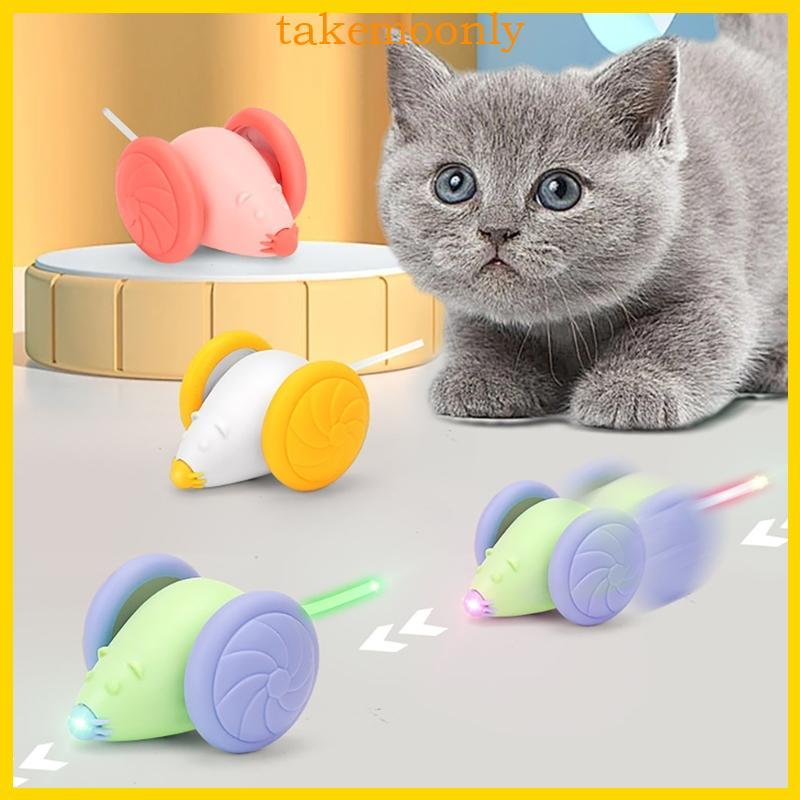 TAK Cats Fun Electric Mouse Toy Exciting Electric Mouse Chasing Toy ...