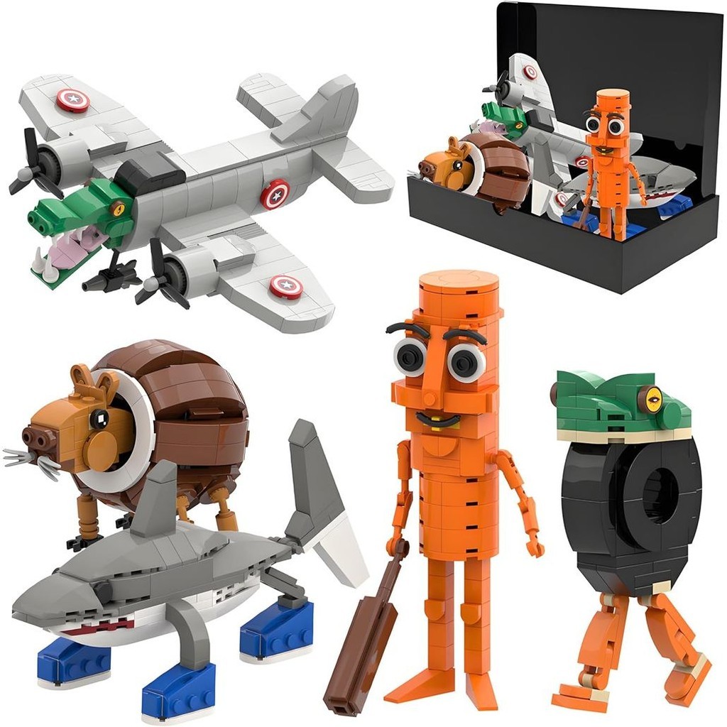 5-in-1 Brainrot Toys | 720-Piece Italian Brainrot Building Blocks ...