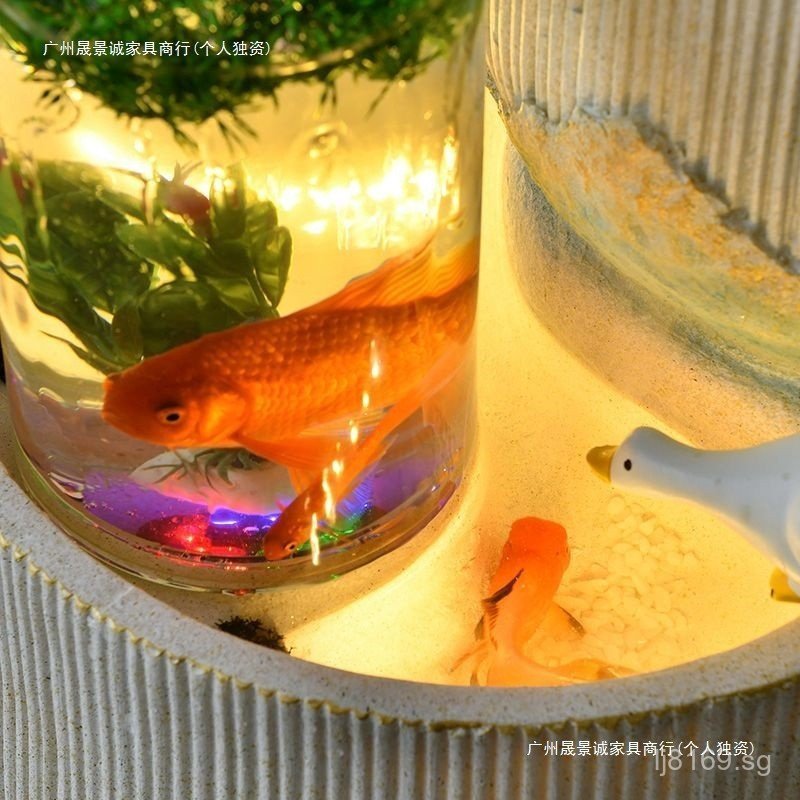 Light Luxury Living Room Sofa Side Fish Tank New Entryway Modern ...