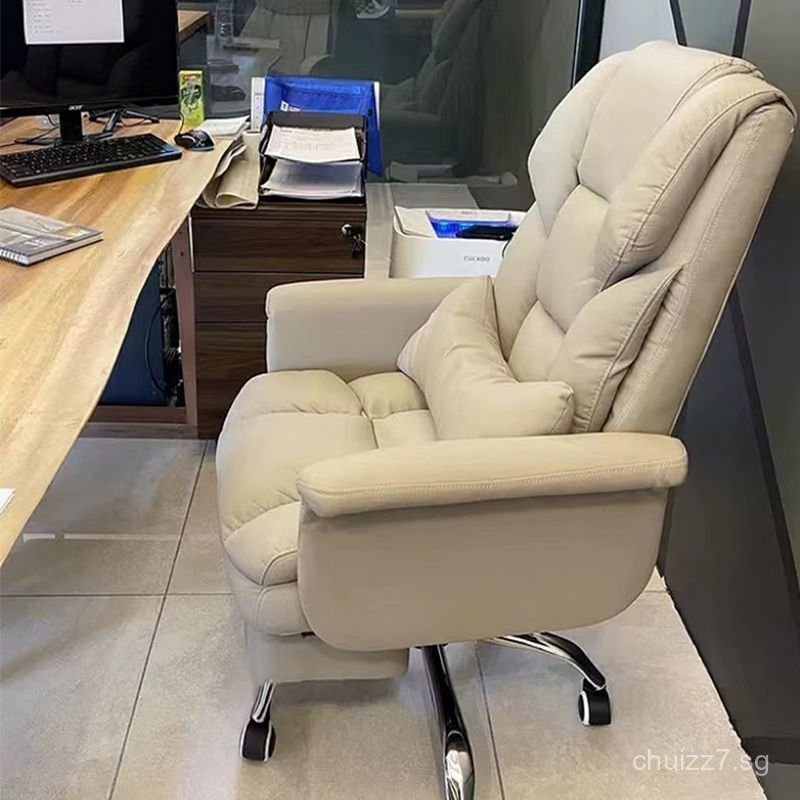Home Computer Chair Comfortable Long Sitting Office Chair Reclining ...