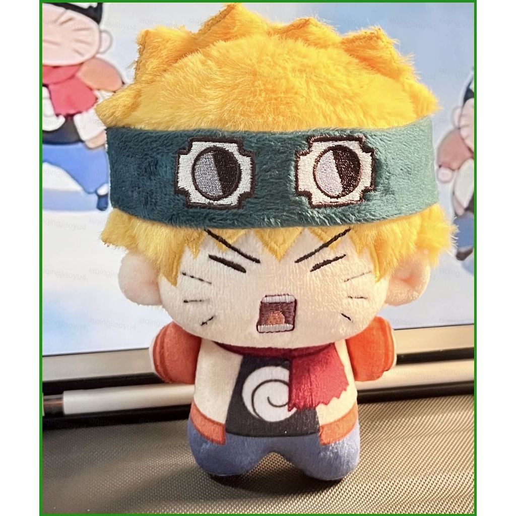 HJ4 NARUTO Naruto Uzumaki 10cm Anime Cute Cotton Doll stuffed toy ...