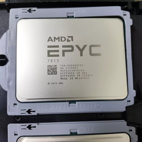 AMD EPYC 7B13 CPU Processor 64 cores 128 Threads SP3 2.25GHz EPYC 7763 ...