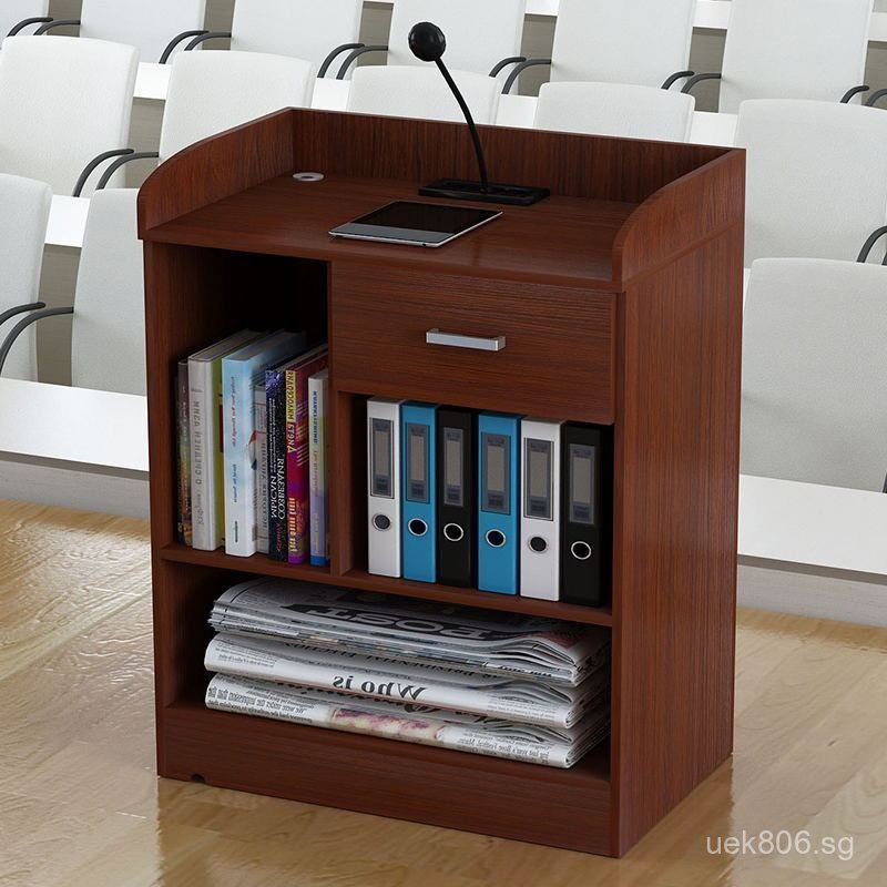 Multimedia Welcome Desk Lecture Table Multi-layer Board Lecture ...