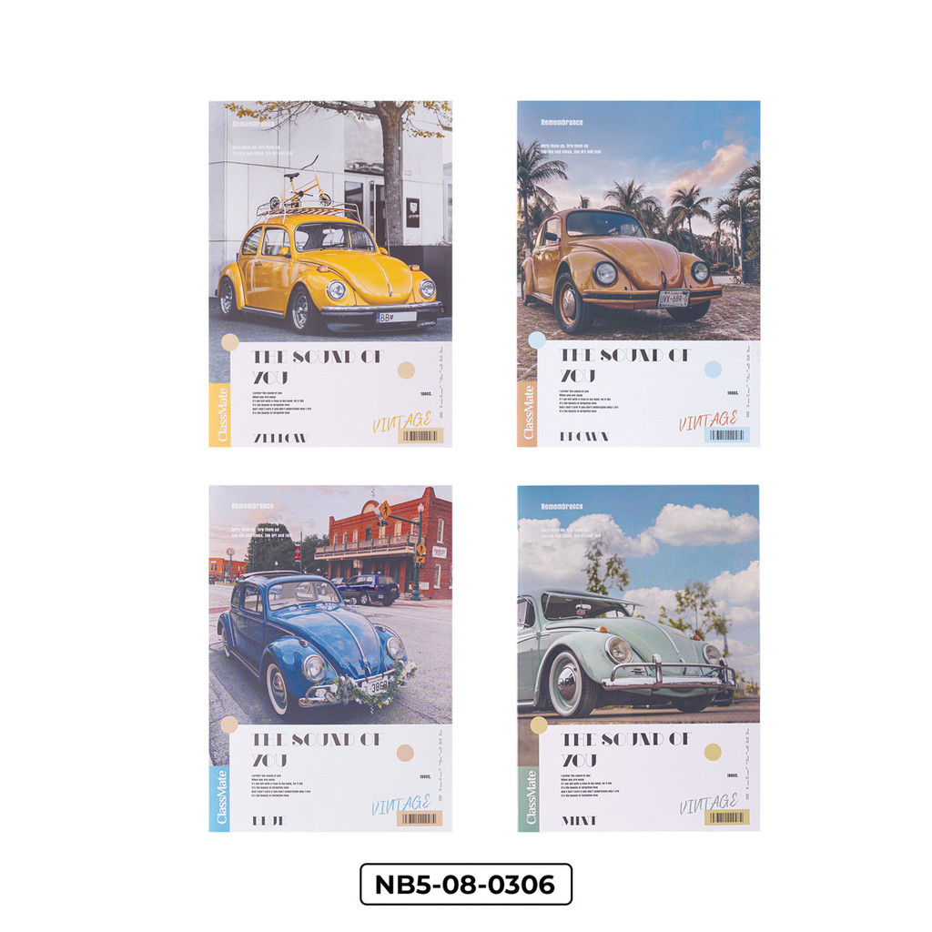 Classmate Vintage B5 80 Page Horizontal Notebook NB5-08-0306 (1 book ...