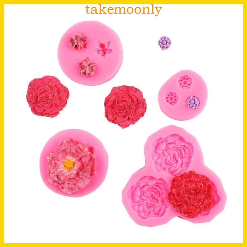 DIY Epoxy-Casting Silicone Former Flower Former Epoxy Resin Cake ...