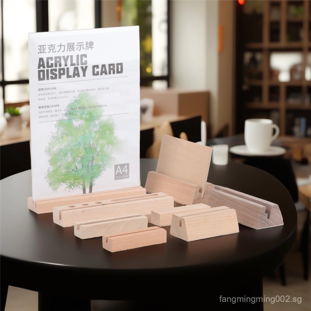 2026 Calendar Wooden Base Ebony Desk Calendar Base Base Solid Wood Card ...
