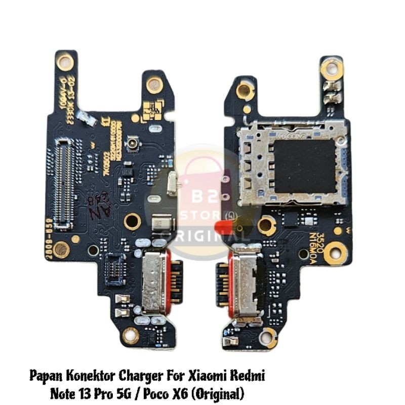 Original Charger Connector Xiaomi Con Charging Board/ poco X6 Original ...