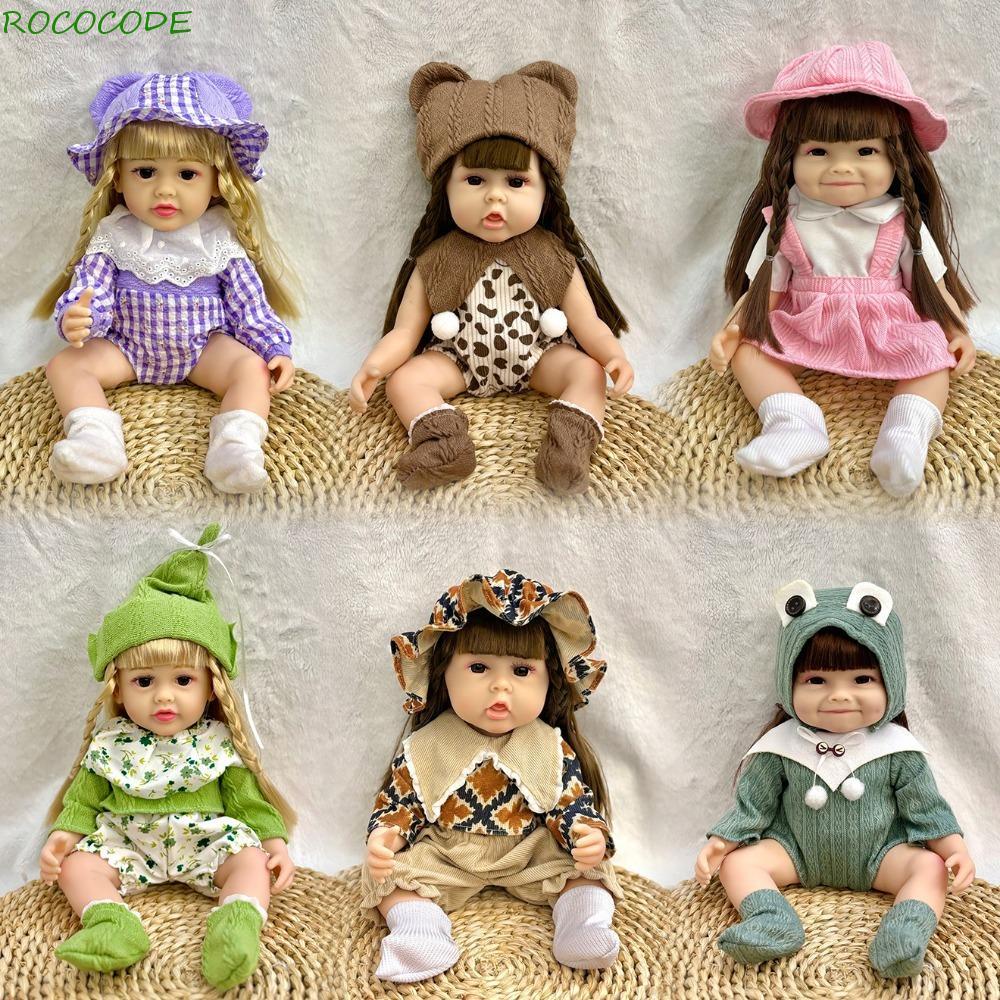 ROCOCODE Imitation Baby Doll Girl, Soft 30CM Baby Doll Toys, Lifelike ...