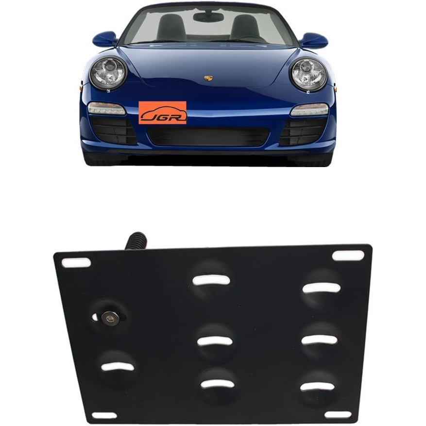 JGR Racing Car No drill Tow Eye Front Bumper Tow Hole Hook License ...