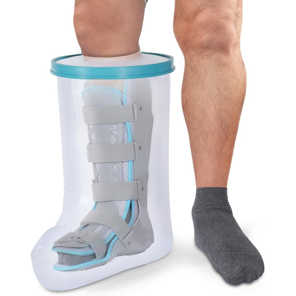VESKIMER 2025 Upgraded Extra Wide - 100% Waterproof Leg Cast Cover for ...