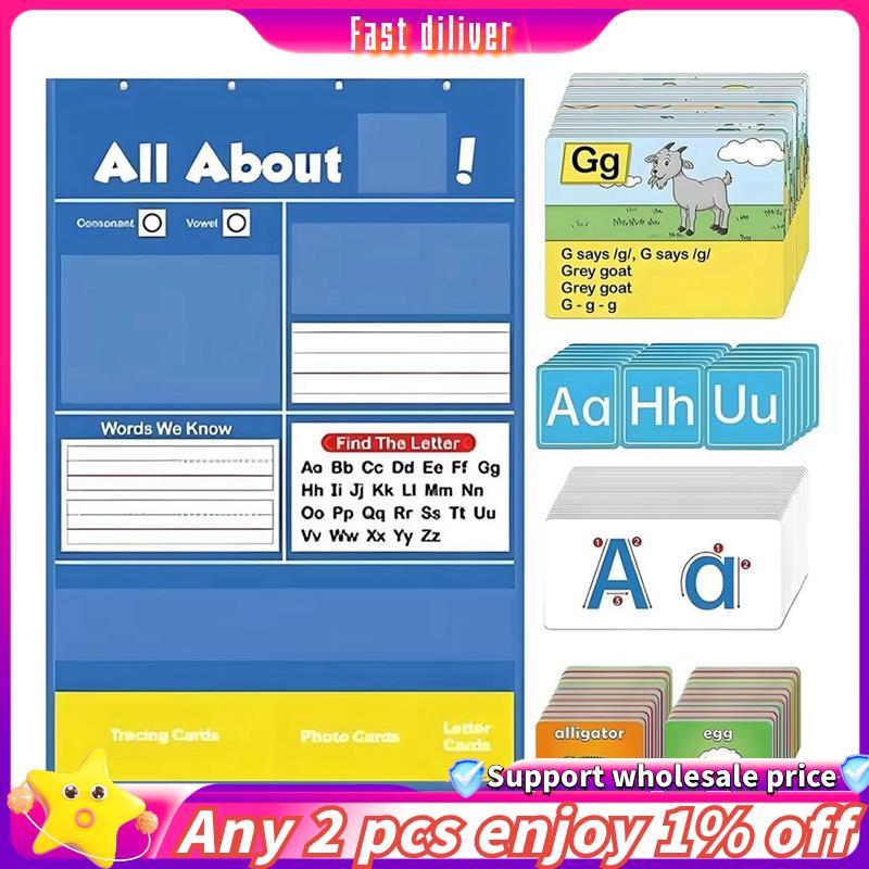 JR-Alphabet Learning Pocket Chart Alphabet Pocket Chart Alphabet Chart ...