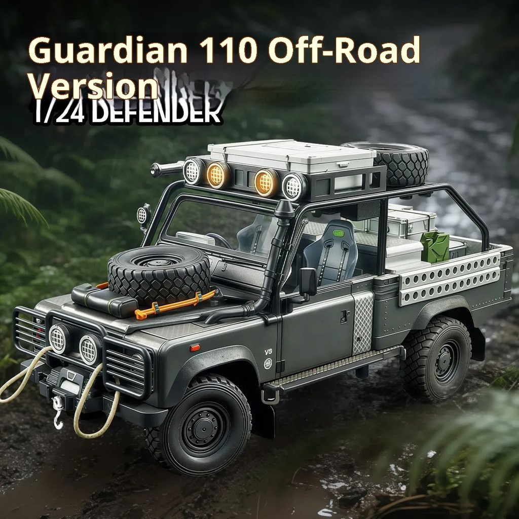 1:24 Scale Land Rover Defender Alloy Diecast Model, Lara Croft Tomb ...