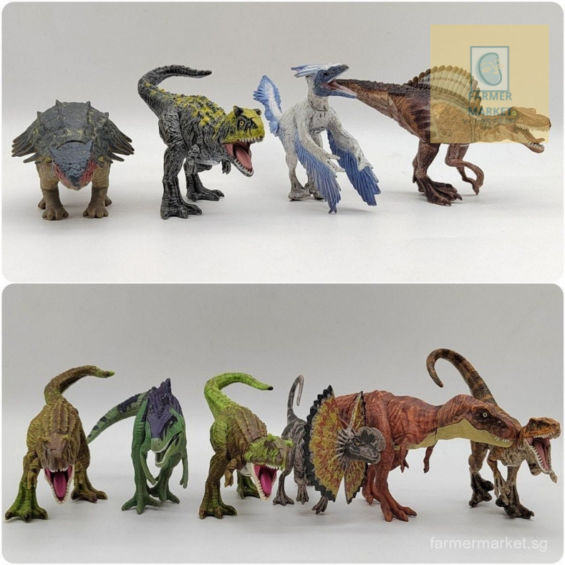 Jurassic World Tyrannosaurus Pterosaur Triceratops Animal Model Toy ...