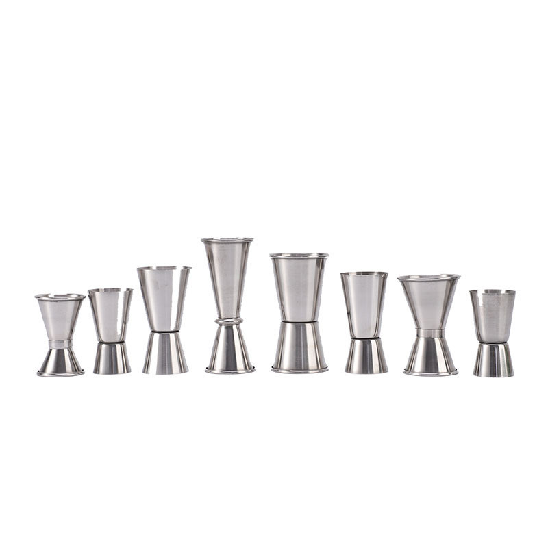 Thick Stainless Steel Measuring Cup Metal Double-Headed Measuring Wine ...